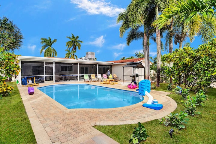Sensational 5br Villa Heated Pool Near Hard Rock - Hollywood, FL