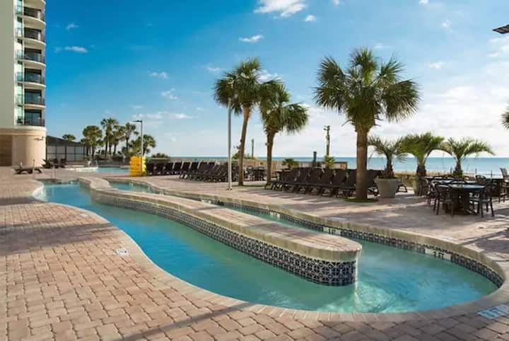Oceanfrontescape|beachaccess|lazyriver|kingbed - Myrtle Beach