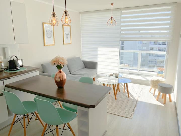 Acogedor Departamento A Metros De La Av Del Mar - La Serena