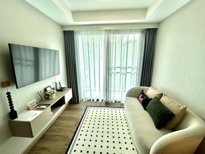 Central Festiva/可做饭/有洗衣机/超大泳池5133/一居室 - Chiang Mai