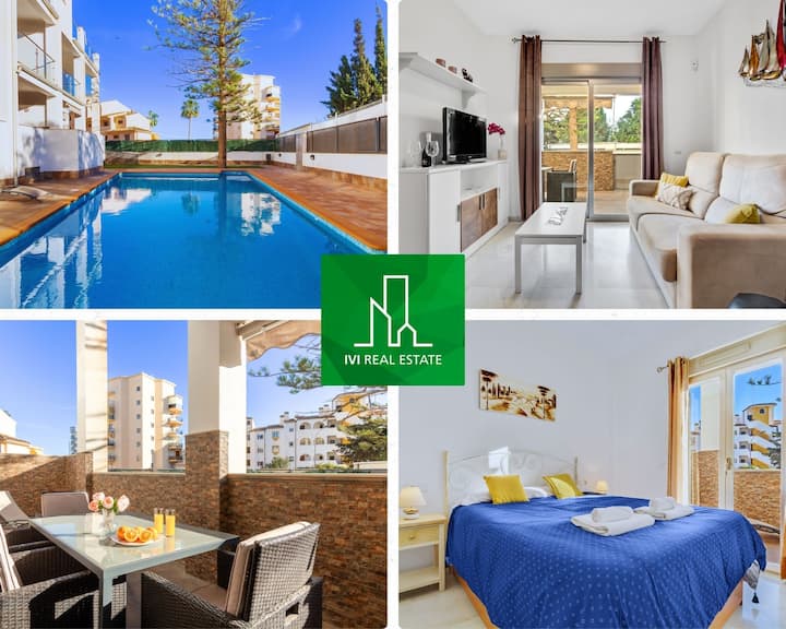 Ivi. Beach - Terrace - Garage - Pool. Golondrina - Torremolinos