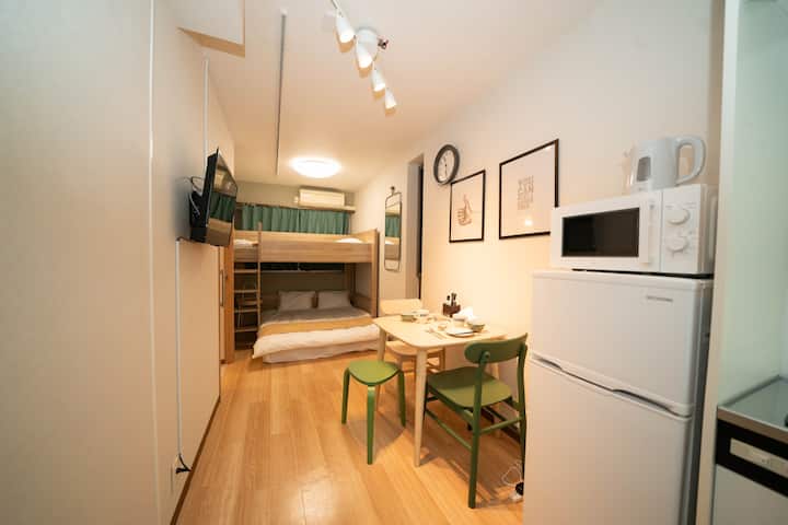 Minikitchen & Full Bath/subway 6min - Asakusa