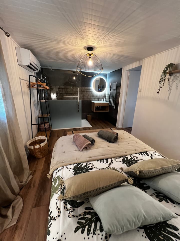 Cocoon Cosy  Appart T2 Romantique Jacuzzi ,Piscine - Lauris