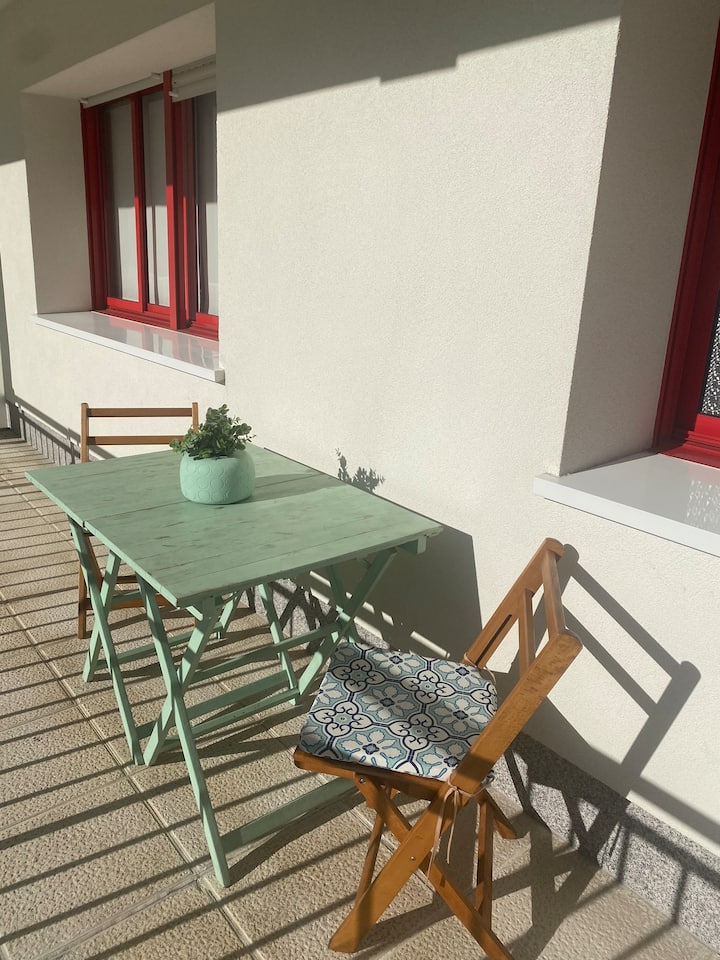 Apartamento Amplio Con Terraza Y Piscina - Sanxenxo