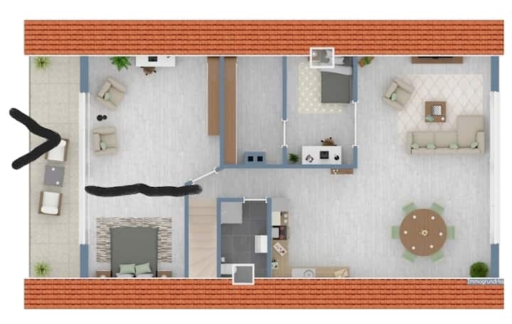 Ruhige, Bahnhofsnahe Wohnung Mit Balkon - Achim