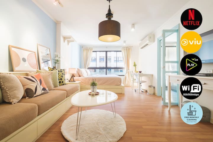 Cozy&fully Equipped 1bd -Sathorn -Rama Iv - Bangkok