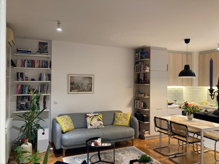 New Chic Modern 1br Apt-15min Walk City Centre - Belgrade