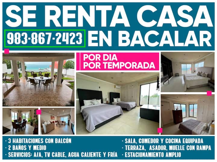Casa En Renta - Bacalar