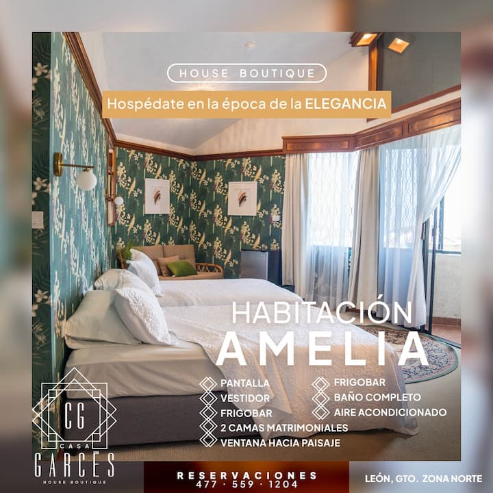 Habitación Amelia Casa Garcés - León