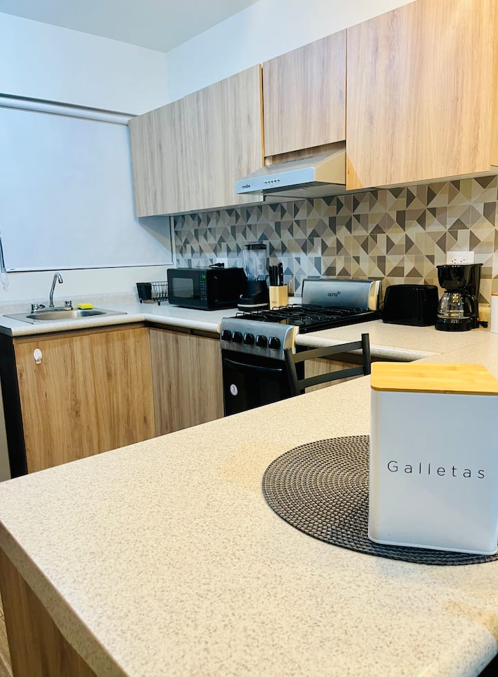 Hermoso Departamento Equipado Con Estacionamiento. - Jalisco