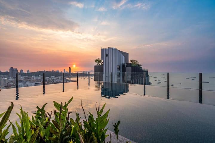 Modern 1br • The Base Central Pattaya #Ta2703 - Pattaya City