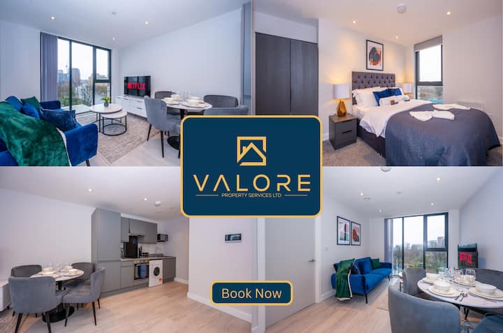 1 Bed | Central Nr Trafford & City | Gym+shops - Manchester