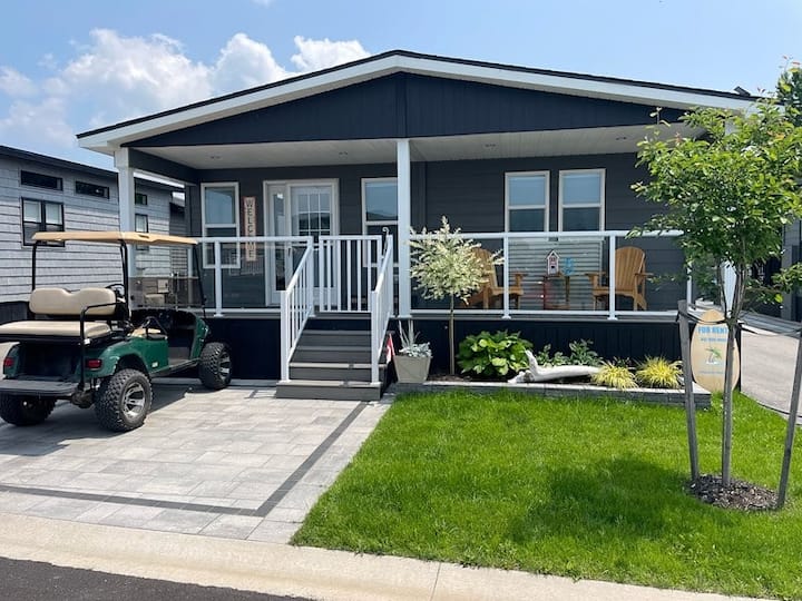 Luxury Getaway At Sherkston -Golf Cart & Firetable - Crystal Beach