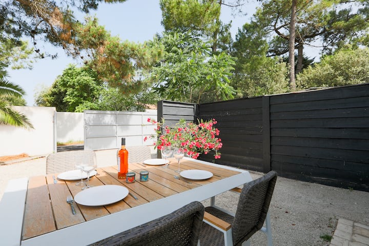 La Maison Palm,  Plage à Pied, Parking, Surf - Île de Ré