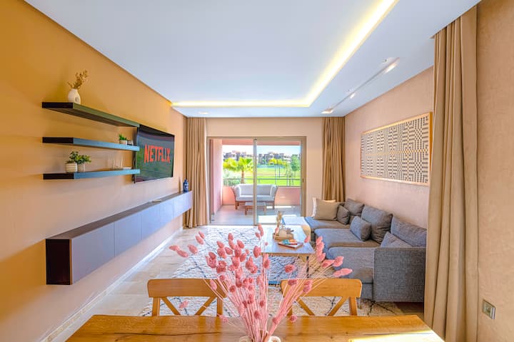 Appartement De Luxe 3 Chambres, Golf, Piscines - Marrakesh