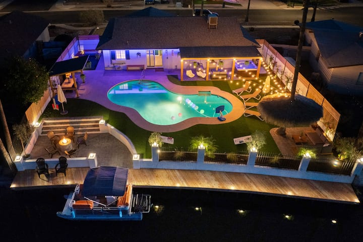 Pontoon Boat/games/hot Tub/family Fun! - Mesa, AZ