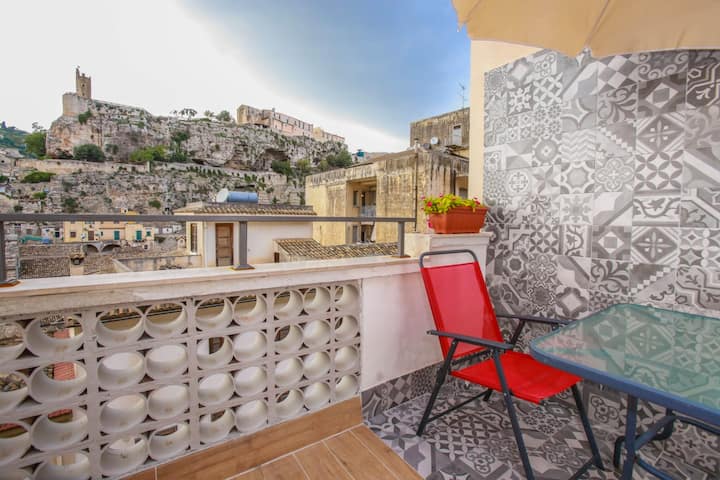 Mansarda Con Vista Sul Castello E Veranda - Modica