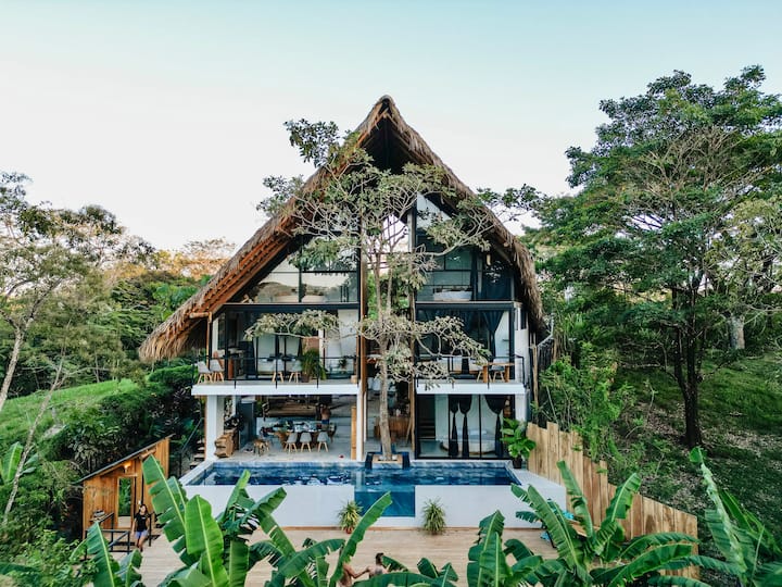 8br Tree-villa| Sauna| Yoga| Cold Plunge - Costa Rica