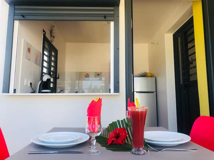 Maison Climatisée 1 Chambre 2 Lits - Guadalupe