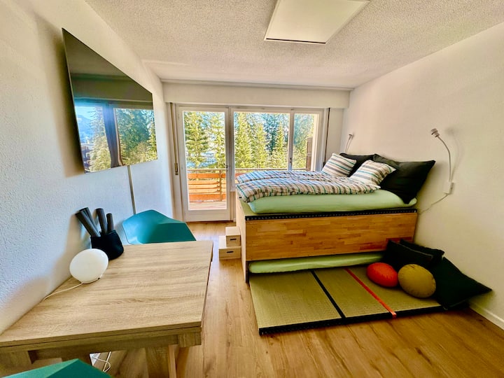 Studio Sérénité, 4 Min à Pied Du Ski! - Anzère