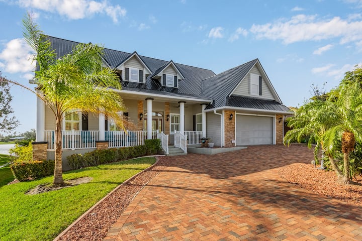 New: Heated Infinitypool 6 Bedroom/3b Home On Lake - Port Charlotte