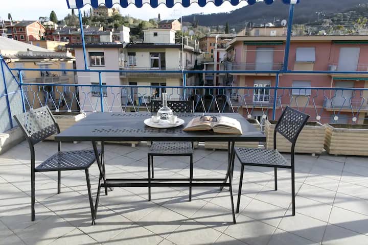 Casaviva - Blue Penthouse With Parking In Santa M. - Santa Margherita Ligure
