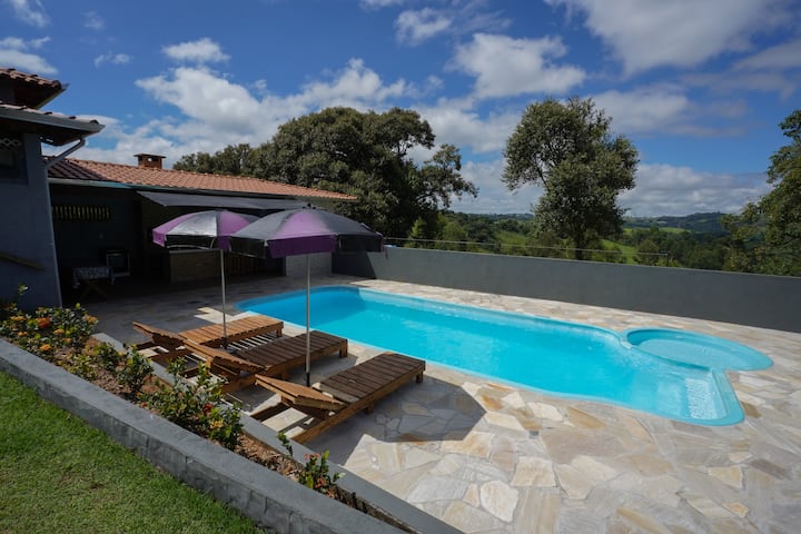 Chácara Estevão Com Piscina E Vista Panorâmica - Socorro, Brazil