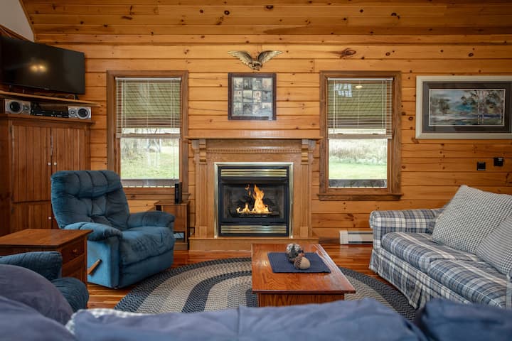 Book Your Ski Trip. Evl Log Cabin <5 Miles To Town - Holiday Valley Resort, NY