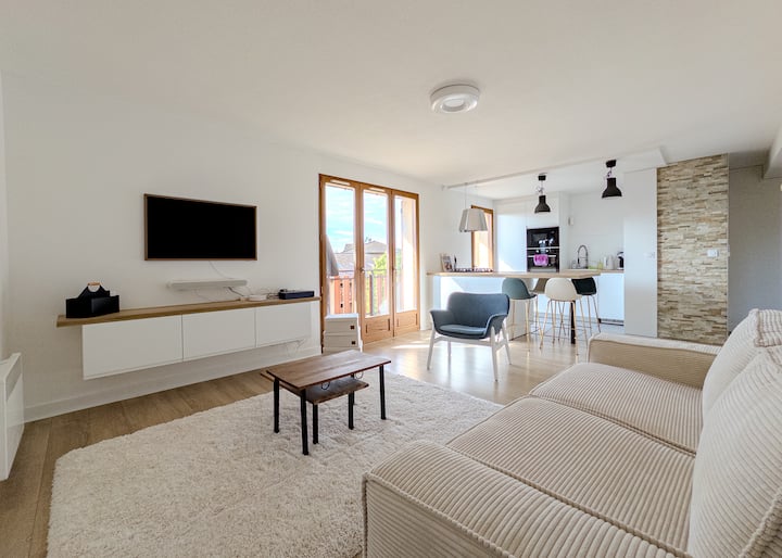 Vue Mont Blanc - Parking Gratuit - Central - Divonne-les-Bains