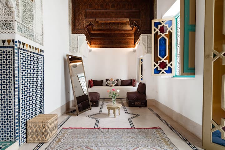 Grosszügiges Riad Auf 350m2 In Der Medina/mellah - Marrakesh