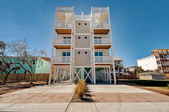 Sea La Vie 5br 4.5ba Beach 1 Blk - Carolina Beach, NC