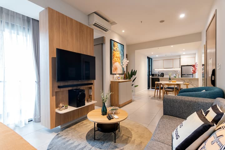 Luxe Suites 2brs D1 Free Pickup/pool/gym/jaccuzi - 胡志明市