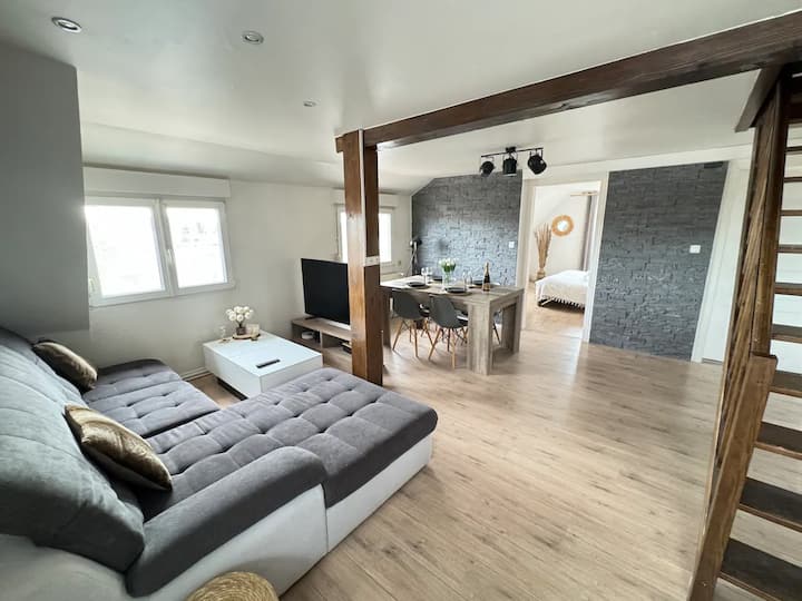 The House Station: Quartier Calme + Parking Privé - Colmar