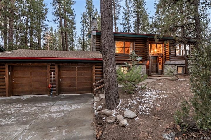 All Fees Included,  Log Cabin Walk To Summit - Big Bear Lake, CA
