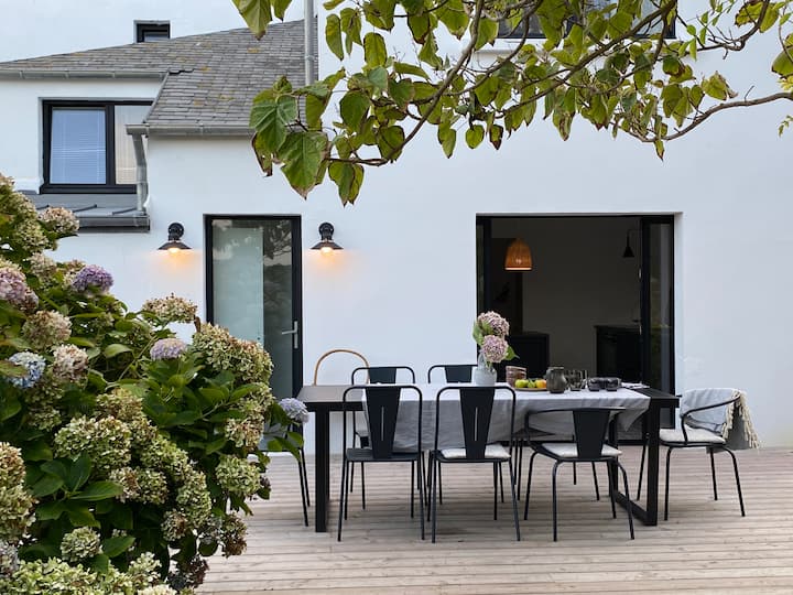 Spacieuse Maison & Jardin Oasis, 150 M De La Mer - Penmarch