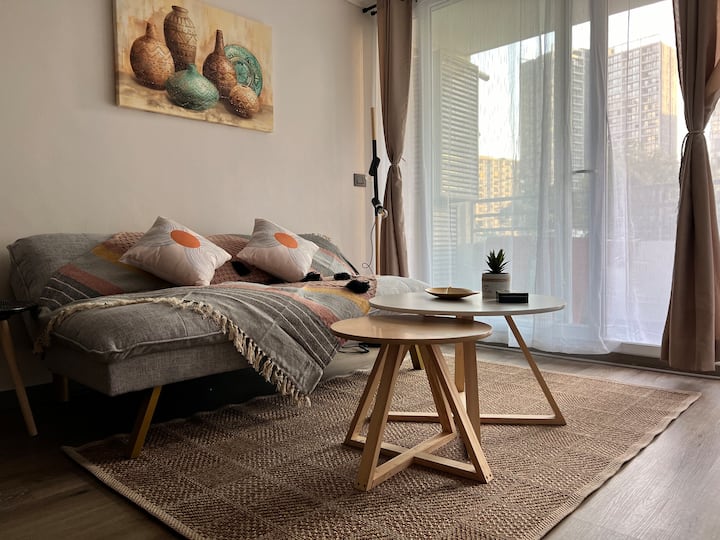 Depto Cómodo Y Acogedor Con Wifi Y Metro A 5 Min - El Bosque, Chile