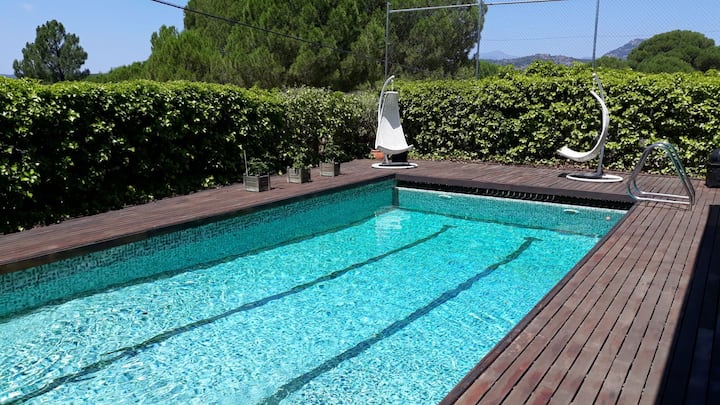 Chalet Con Piscina Y Jardín De Uso Individual. - Cadalso de los Vidrios