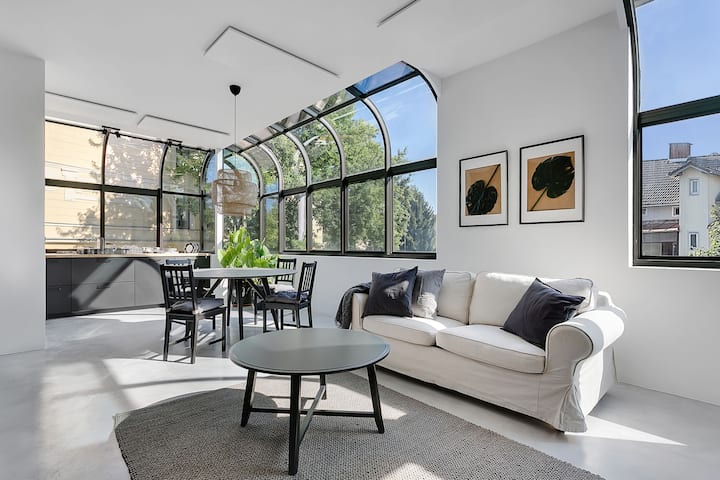 Stekleno Stanovanje V Vili Roza - Ljubljana