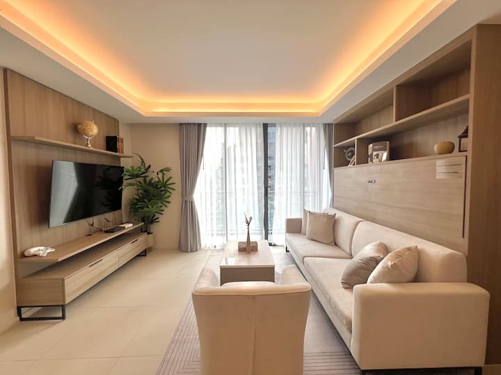 20f Perfect Location# Pool#gym@bts/mrt&2br#5ppl - Bangkok