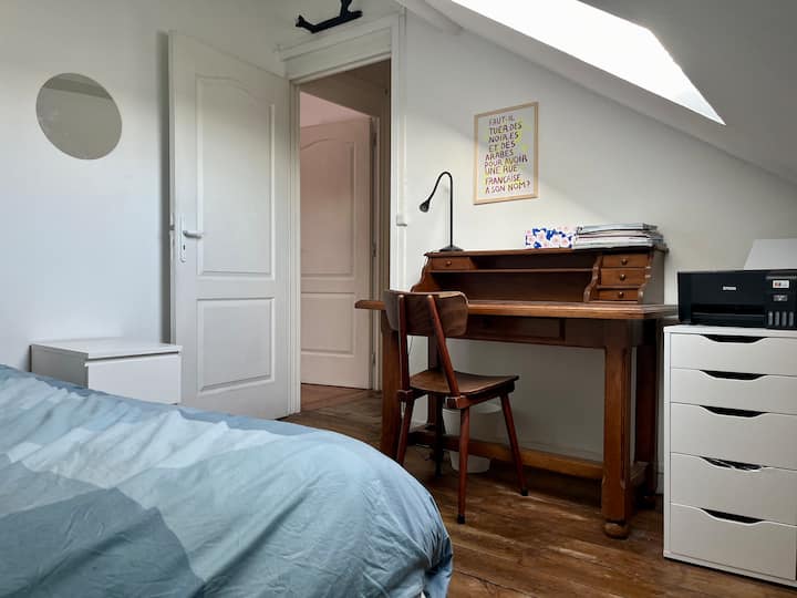 Jolie Chambre Dans Une Grande Maison Familiale - Lilla