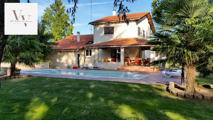 Villa Verlaine Climatisée Piscine Privée - Bergerac