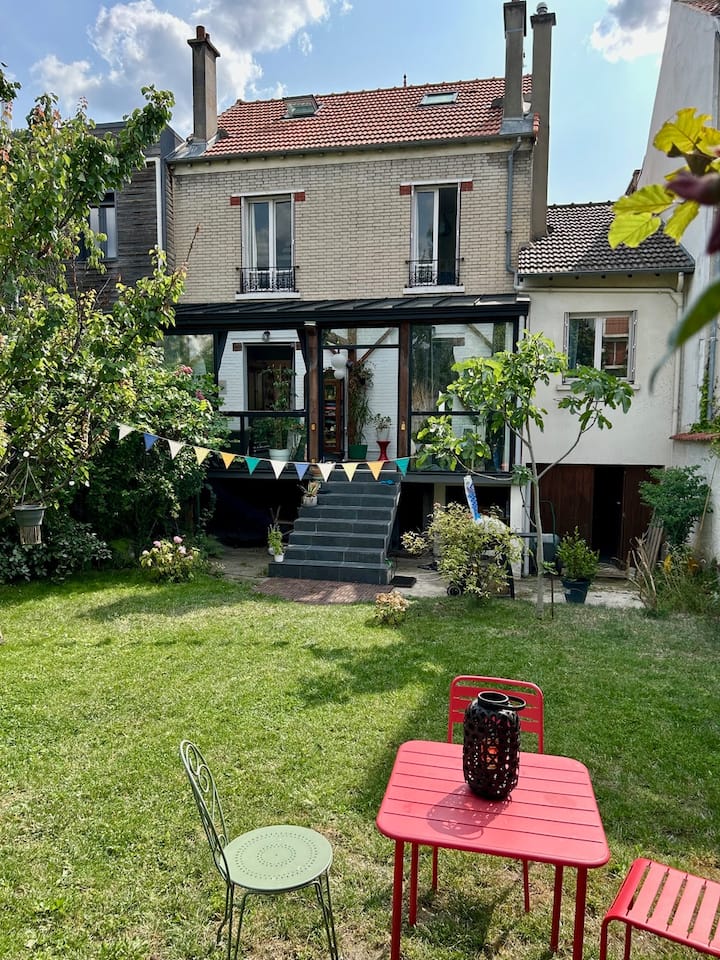 Grande Maison Familiale Et Jardin à 20mn De Paris - Noisy-le-Sec