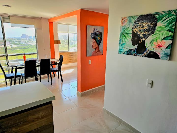 Lindo Apartamento Con Piscina Cerca Al Malecón - Barranquilla