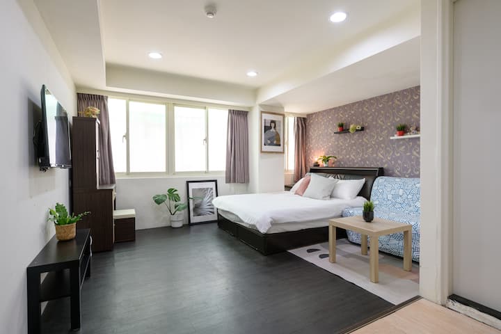 6c/6minwalk-ximenmrt/lift/ac•wifi•washer•microwave - Taipei