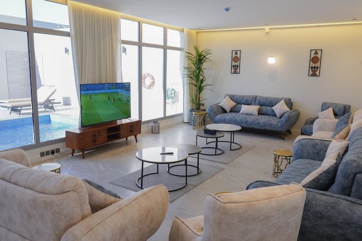 Chalet With Pool View Hadeer - Riyadh