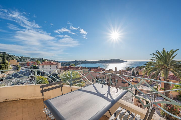 Villefranche Center, Sea View,10min From The Beach - 빌르프헝슈-슈흐-메흐