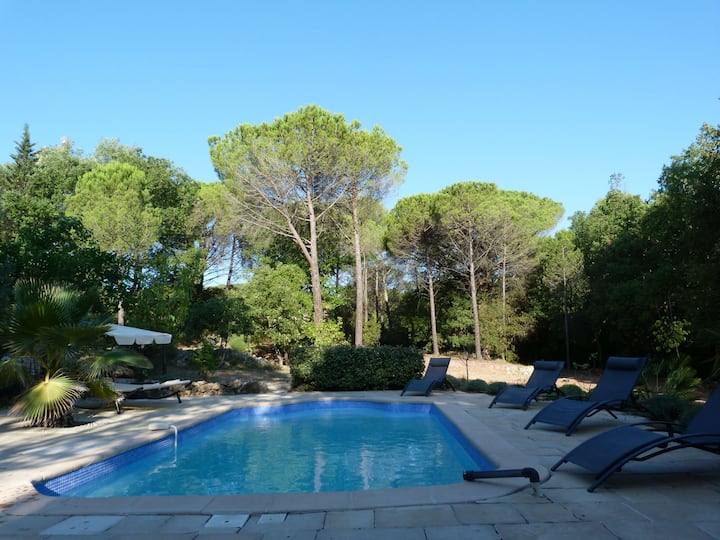 Villa Romantique, Piscine & Poolhouse De 4 ÉToiles - Cotignac