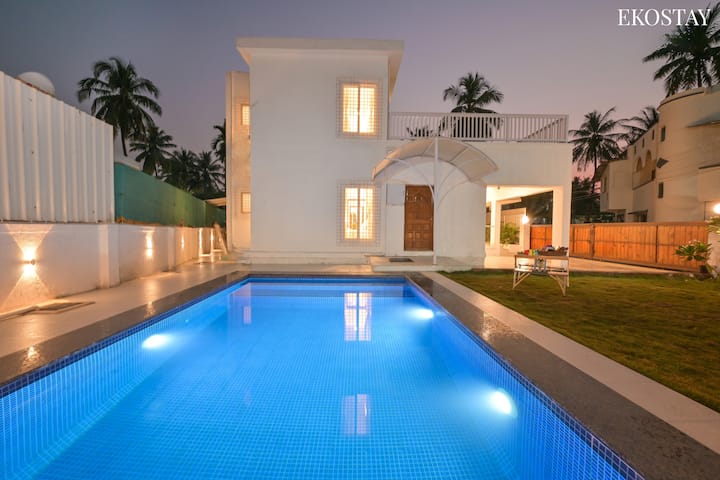 Aqua Villa (3bhk) - Ekostay - Alibag
