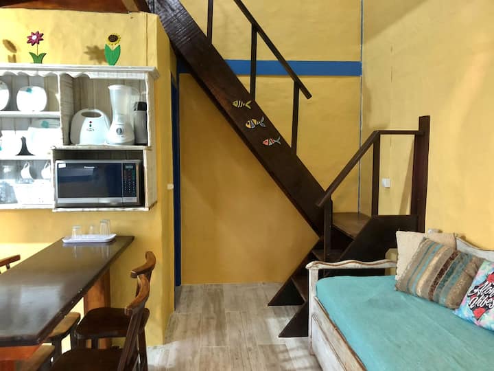 Chalé Rústico (1 Quarto) No Centro De Bombinhas - Bombinhas