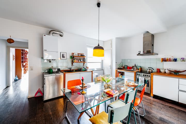 Schönes Design Flat, Terrasse, 100qm, Belg Viertel - Colonia
